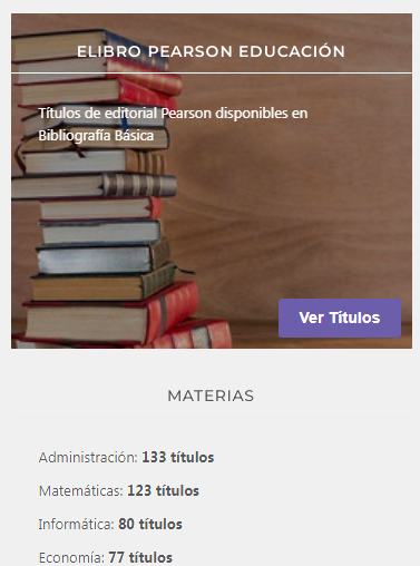 Nuevos libros y revistas digitales: Pearson y EBSCO - Bibliotecas UNLP